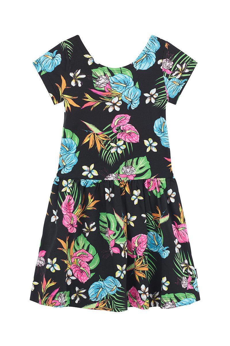 BONDS GIRLS HIPSTER DRESS - Rainbow Paradise Black – Kids Outlet Online