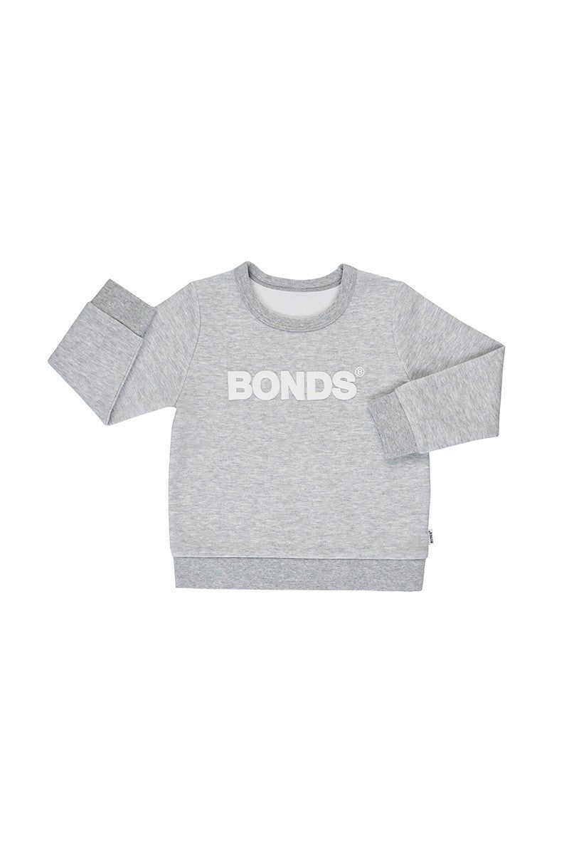 BONDS KIDS TECH SWEATS PULLOVER - New Grey Marle – Kids Outlet Online